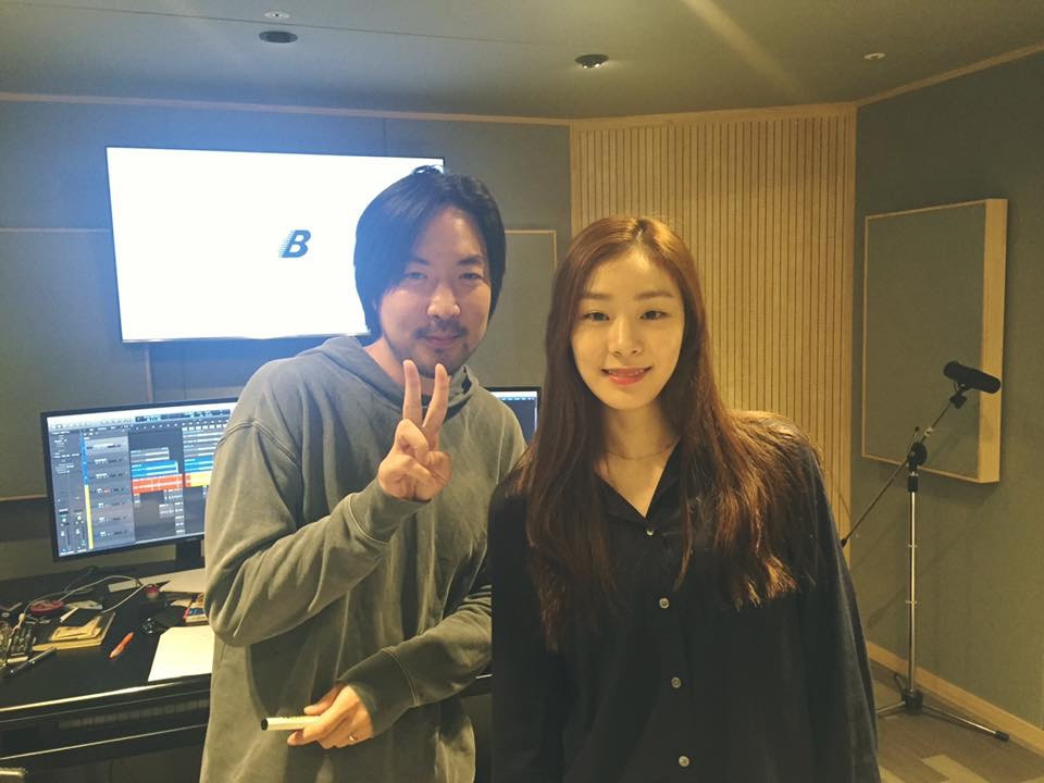 지구에서 제일 멋진 여자 김연아양과 광고녹음 — GLAD studio